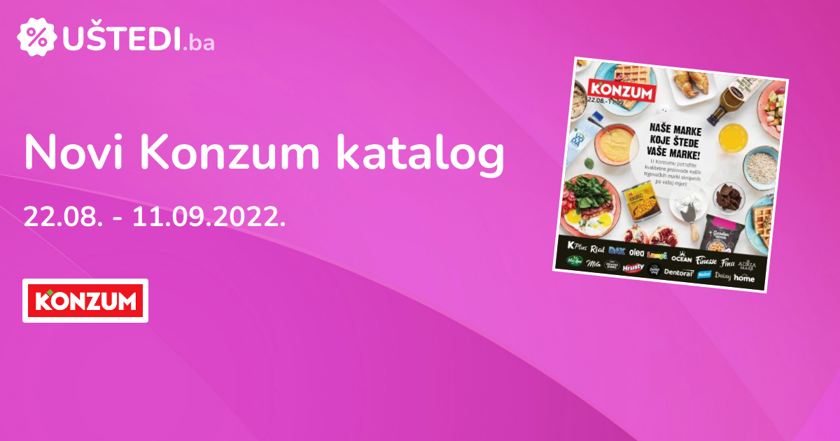 Konzum katalog - K Plus proizvodi | Uštedi.ba